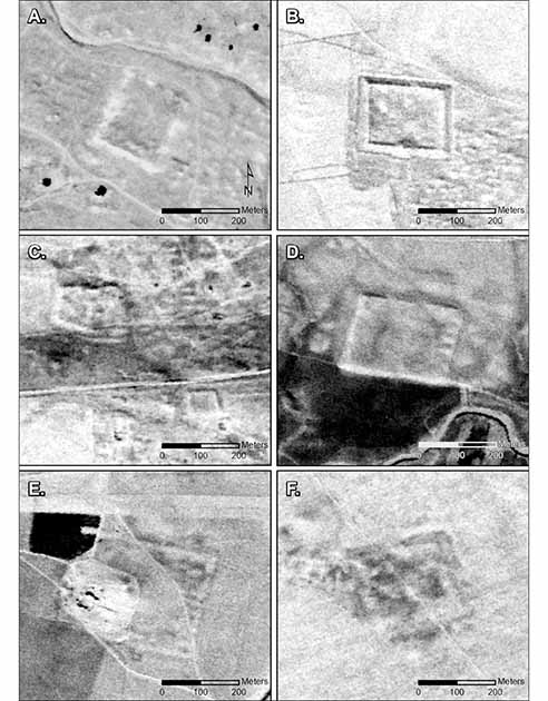 Declassified Cold War Spy Satellite Images Reveal Roman Forts In Syria ...