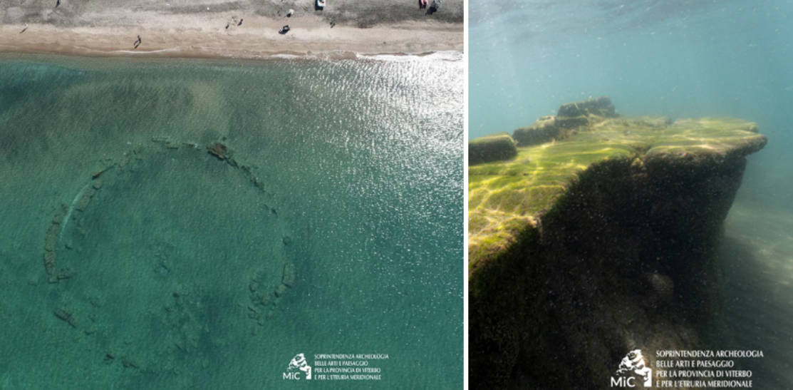 Ancient Roman Maritime Pavilion Excavated off Italy’s Coast | Ancient ...