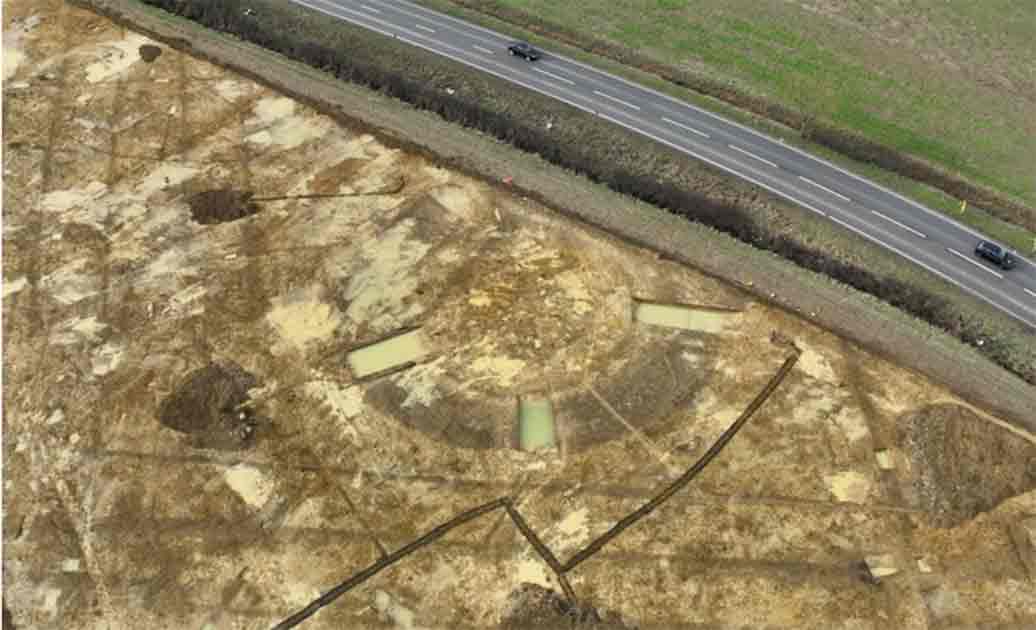 Medieval Windmill Site Complete With Moat Uncovered In England ...