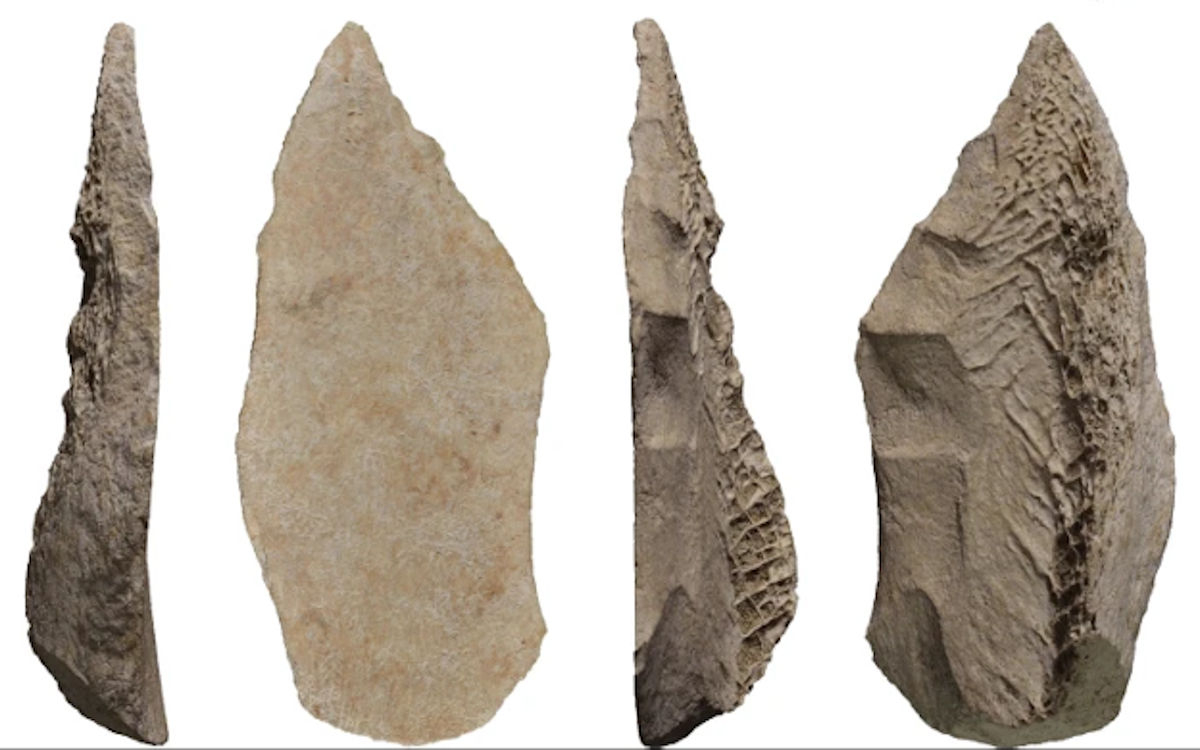 Unique 50,000-Year-Old Neanderthal Bone Spear Point Recovered in Spain ...