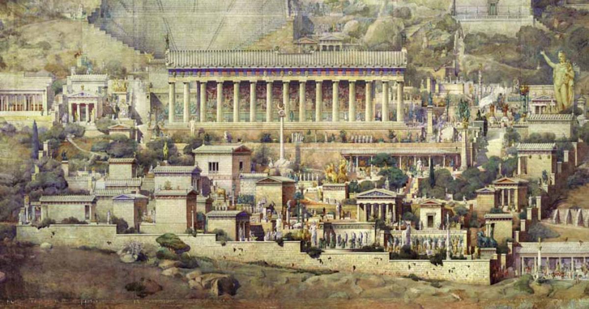 Legends Of The Oracle Of Delphi At The Centre Of The World | Ancient ...