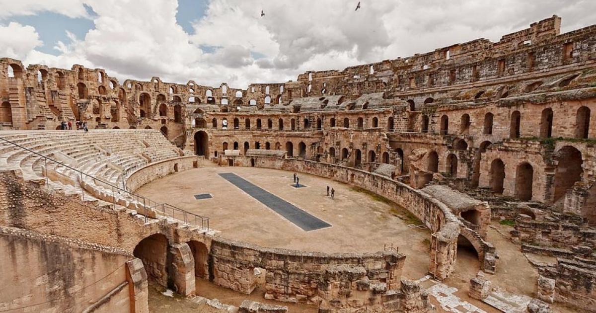 The Amphitheatre of El Djem: Gladiatorial Arena of Tunisia | Ancient ...