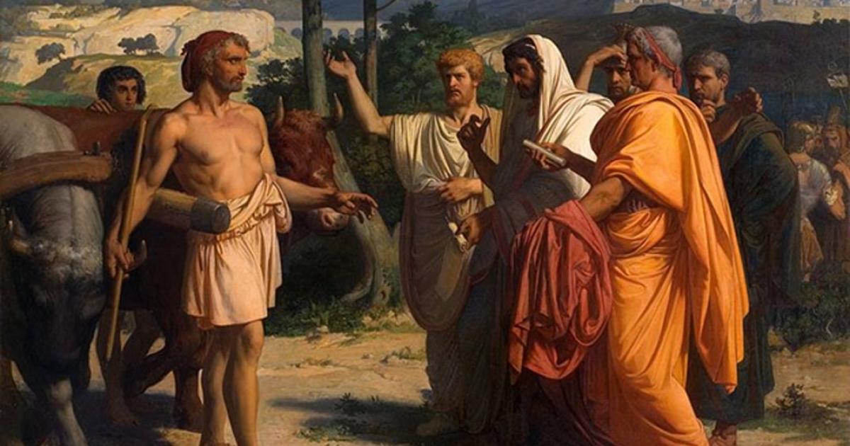 The Roman Dictator Cincinnatus: Model of an Honest Politician ...