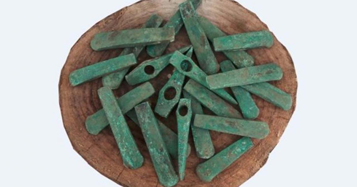 27 Pounds of Copper Age Axe and Hammer Heads is the Largest European ...