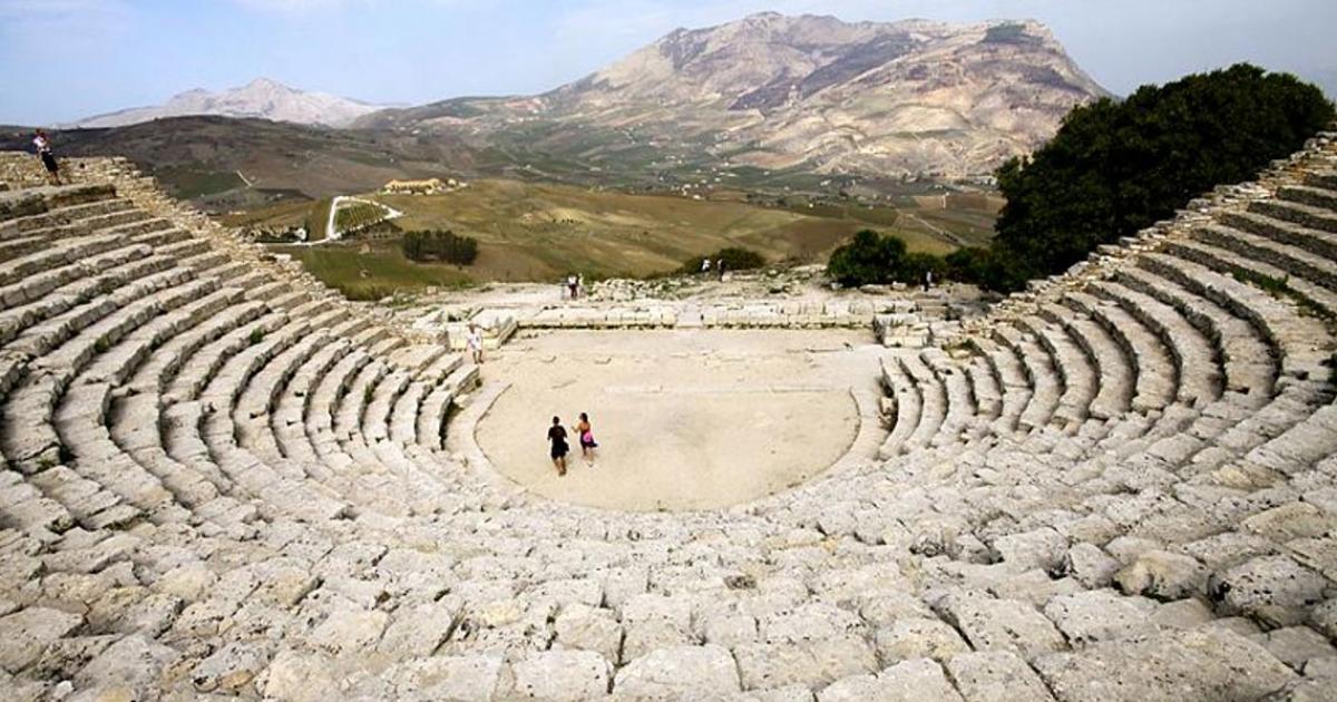 Ancient Greek Theater and the Monumental Amphitheaters in Honor of ...