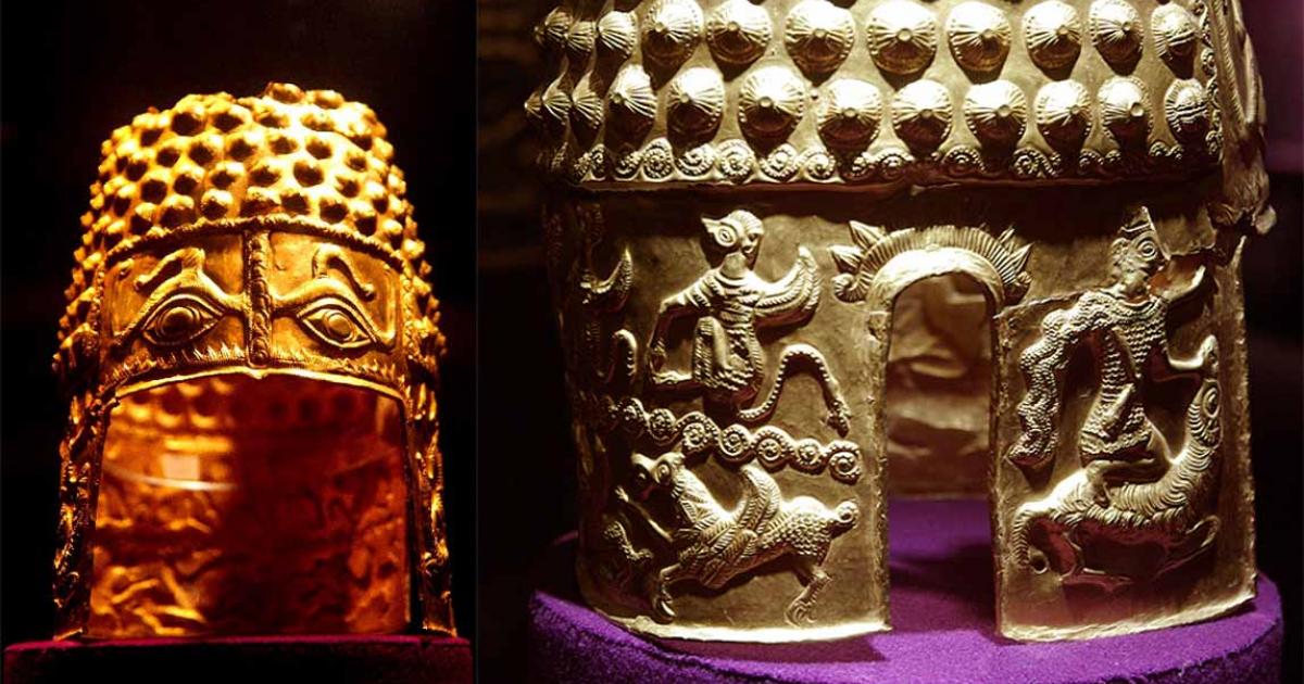 Demystifying the Famous, Fierce, Golden Helmet of Coțofenești | Ancient ...