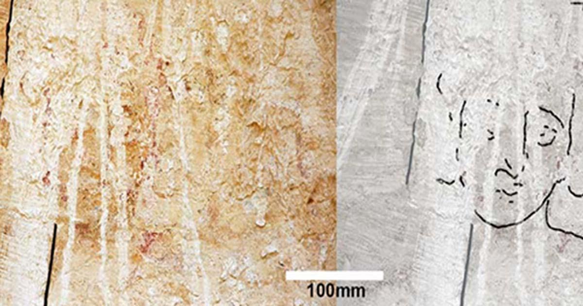 A Rare Byzantine Painting of Jesus’ Face Has Been Uncovered in Israel ...