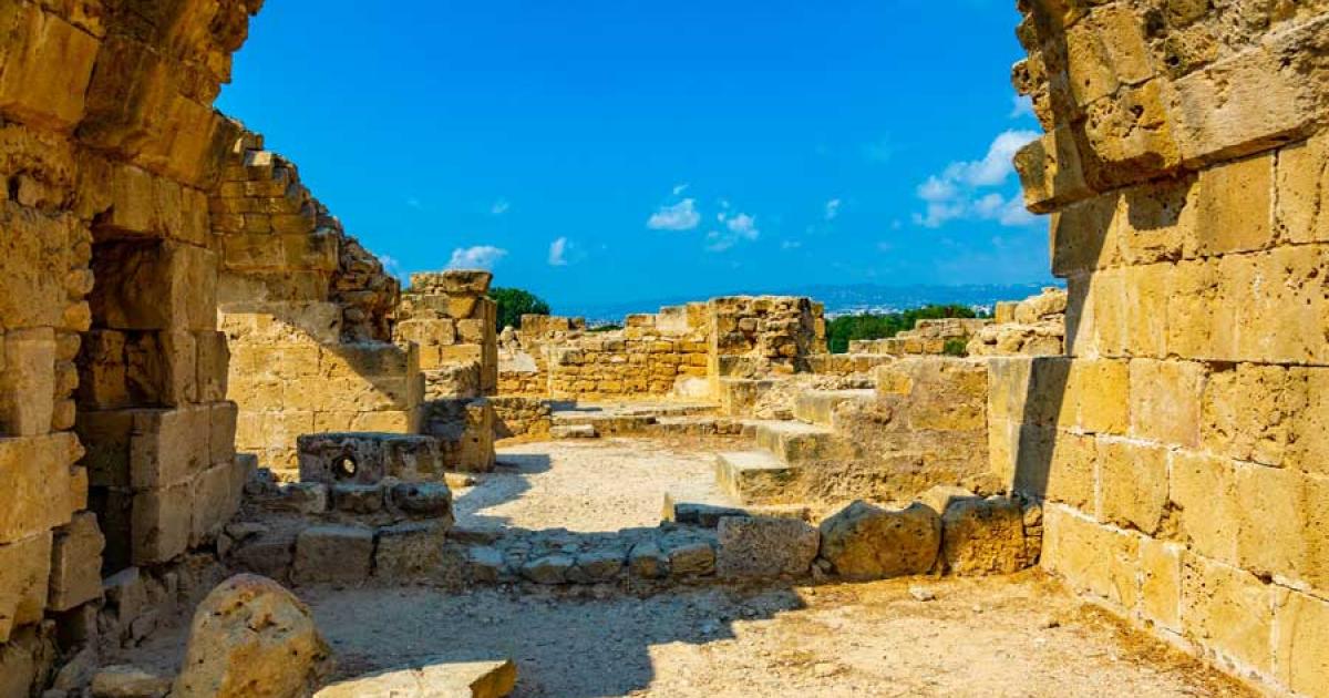 Ancient Feast Seating Carved in Bedrock Found At Paphos, Cyprus ...