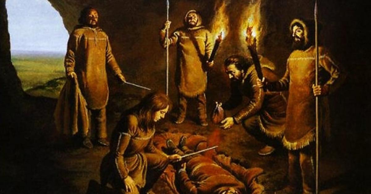 The Peculiar Narrative of the Red Lady of Paviland, A Man from ...