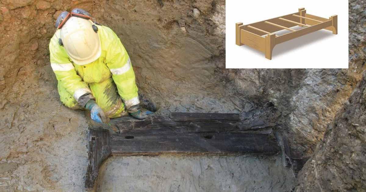 “Flat-Packed” Roman Funerary Bed Found in London | Ancient Origins