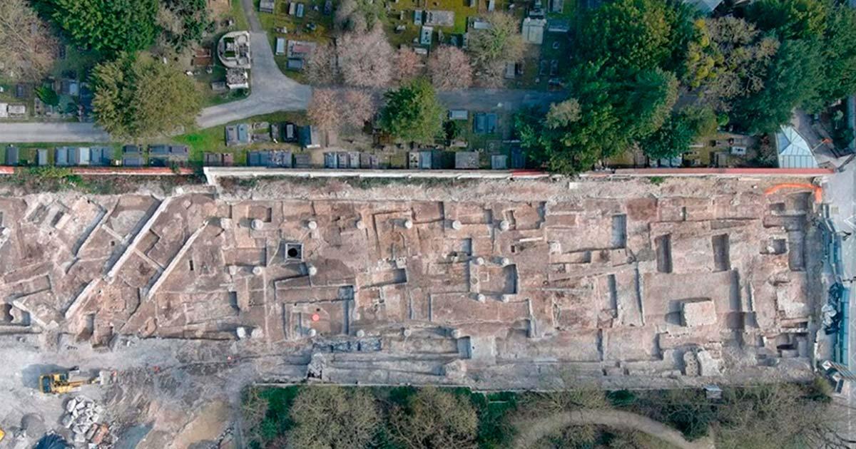 Massive Hidden Roman Megastructure Unearthed in Reims Cemetery ...