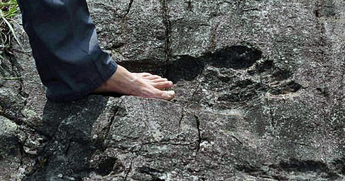 The Giant Footprint of Pingyan: Giant Made or Man Made? | Ancient Origins