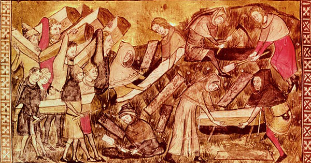 Study of Black Death skeletons reveals plague may have been airborne ...