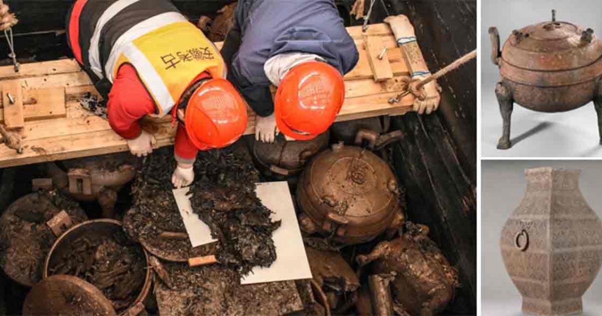 Lavish Chu State Emperor’s Tomb Unearthed in China, Dated to 2,200 ...