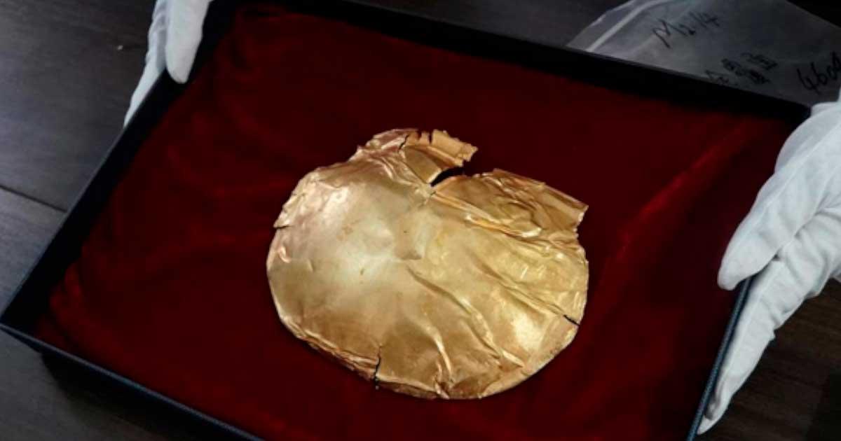 3,000-year-old Gold Funeral Mask Illuminates Yellow River Civilization ...