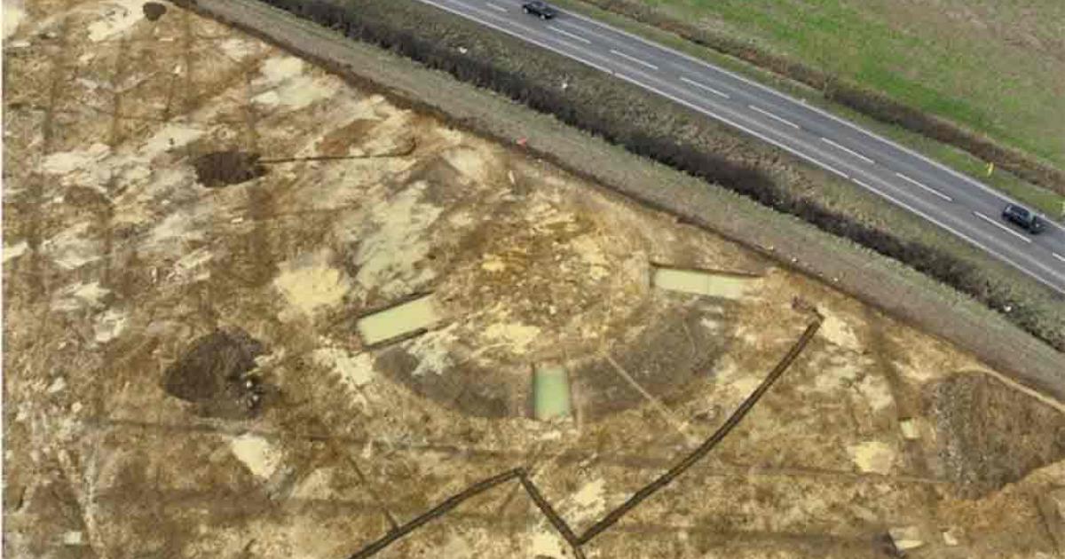 Medieval Windmill Site Complete With Moat Uncovered In England ...