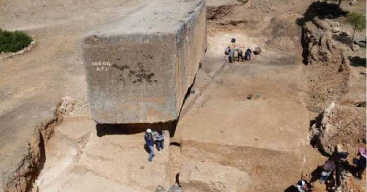 Largest known megalithic block from antiquity revealed at Baalbek ...