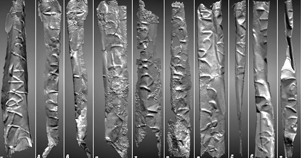 Magical Incantation Discovered on Ancient Silver Scroll Written in ...