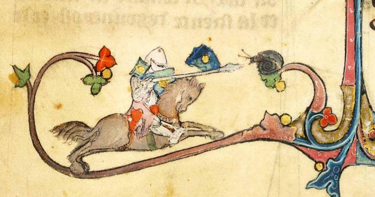 Medieval Manuscripts Are Full of Knights Fighting Snails | Ancient Origins