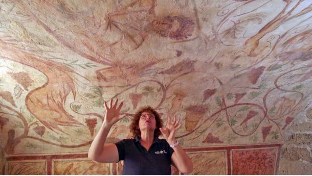 Impressive Roman-Era Frescoes Unveiled in Ashkelon | Ancient Origins