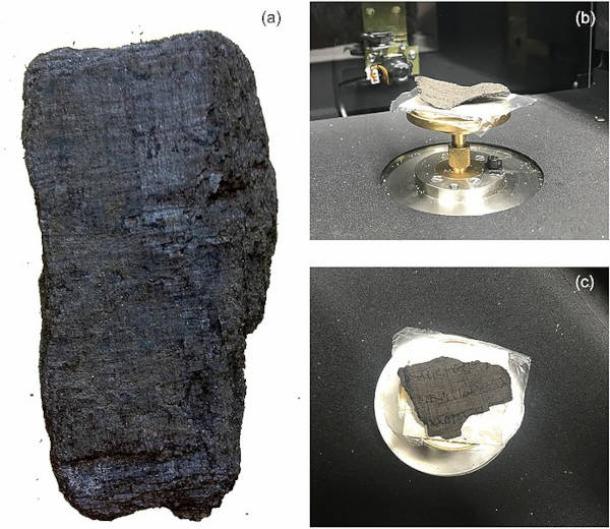 Herculaneum Scroll Buried by Mount Vesuvius in 79 AD "Opened" with AI ...