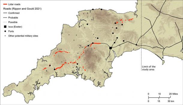 Extensive Roman Road Network Covering Devon and Cornwall Revealed in UK ...