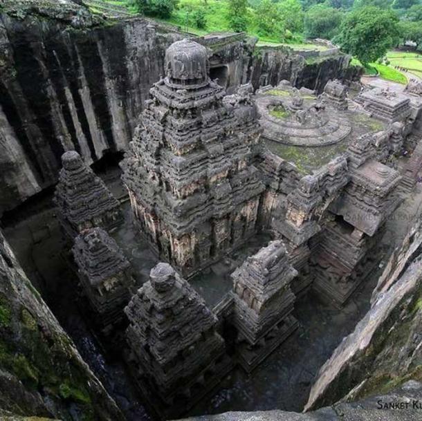 Kailasa Temple Was Carved Out of One Rock from the Top Down! | Ancient ...