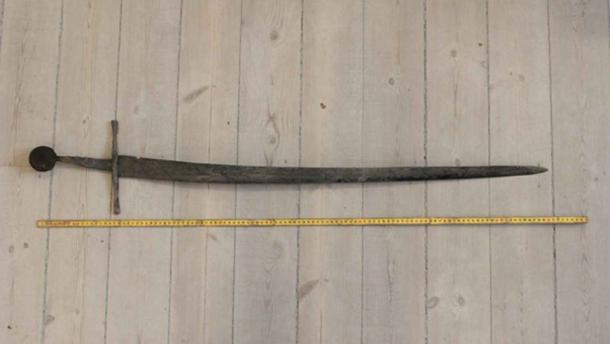 Stunning Discovery of Medieval Sword by Workmen on a Danish Street ...