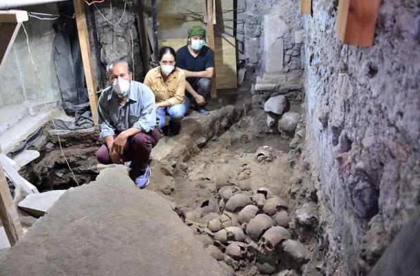 Tzompantli, A Morbid Aztec Skull Rack, Unearthed In Mexico City ...