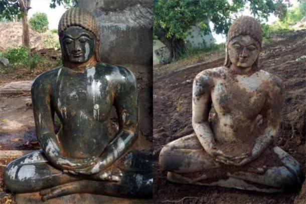 Farmer Discovers Ancient Jain Statue Whilst Plowing in Southern India ...