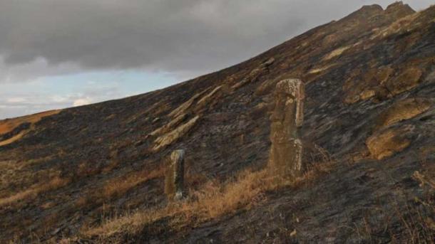 700-Year-Old Moai Statues Irreparably Damaged by Fire on Easter Island ...