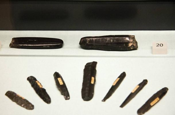 Paleolithic weapons factory was a rich source of obsidian tools from 1. ...