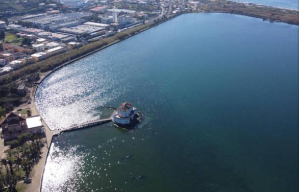 Ancient Roman Villa Rises from Lake in Italy Due to Volcanic Activity ...