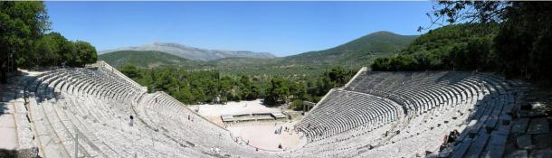 Ancient Greek Theater and the Monumental Amphitheaters in Honor of ...