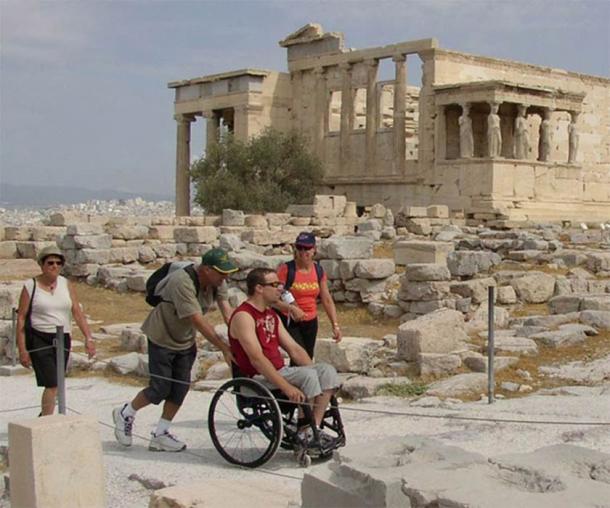 Concrete Acropolis Paths Pave the Way for Wheelchairs and Criticism ...