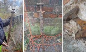 Two Parts of the Same, Huge Viking Sword Separated 1200 Years Ago are ...